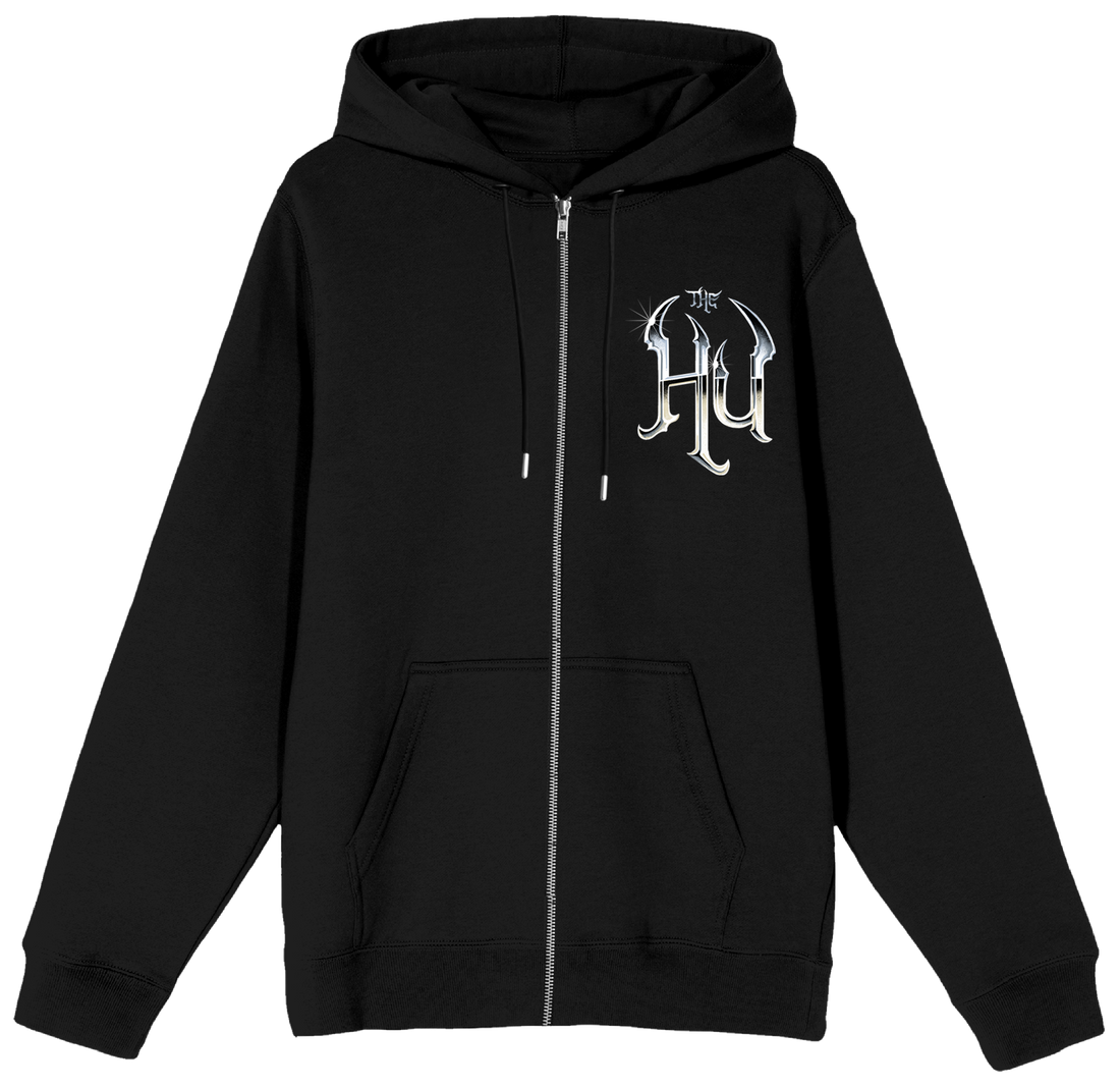 The Hu Official Merchandise - Snow Leopard Zip Hoodie – The Hu Store